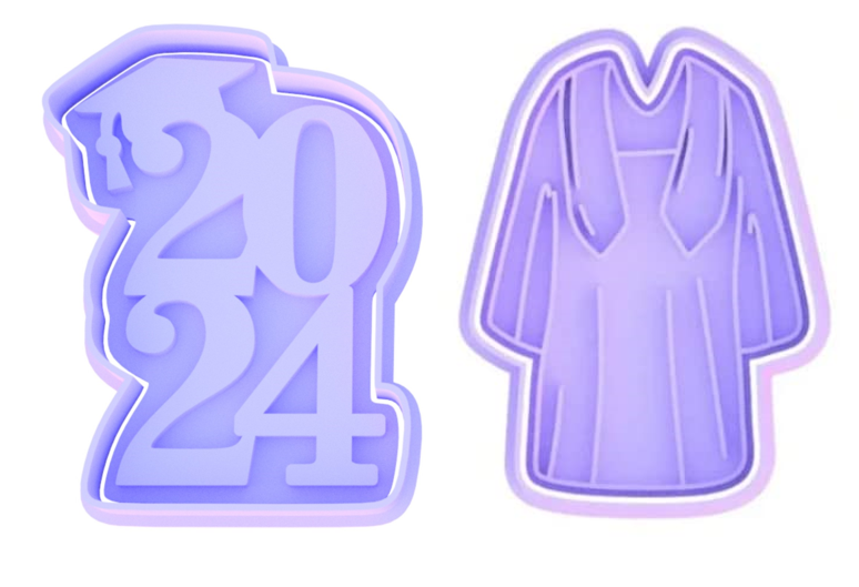 Graduation Cap Gown Robe Cookie Cutter & Stamp – SunshineT Shop